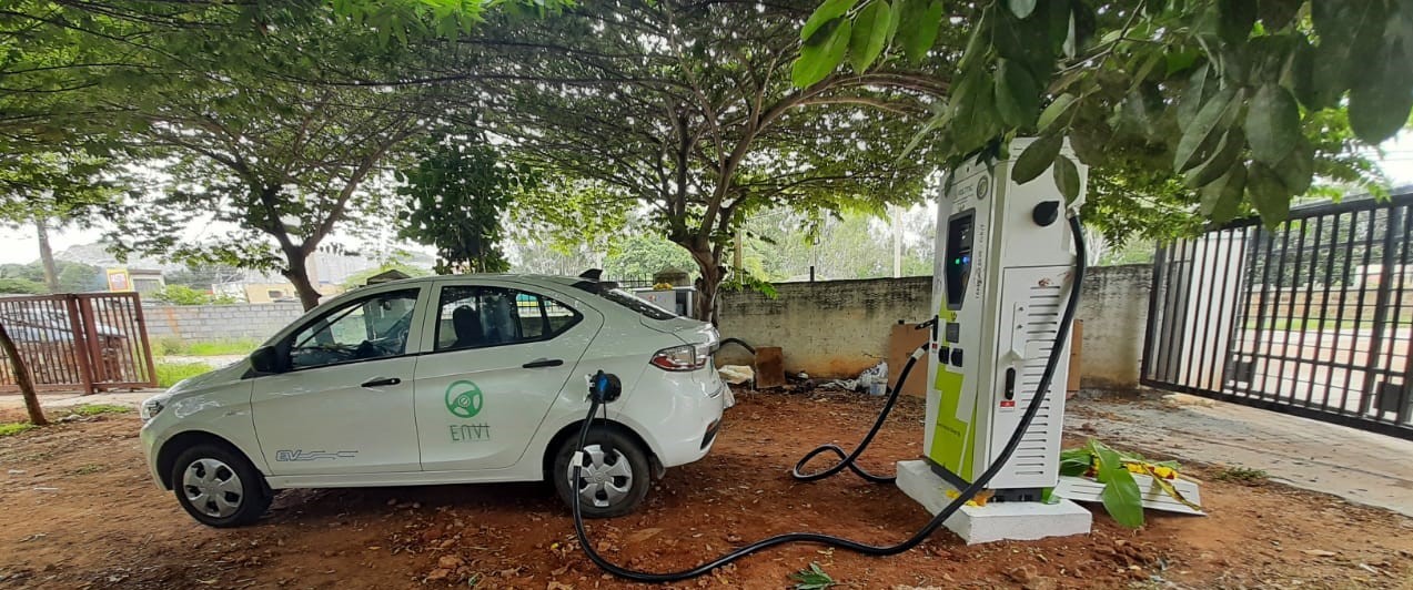 Volttic Installed DC fast electric vehicle charger at Bengaluru - Electric Vehicle Charging Services
